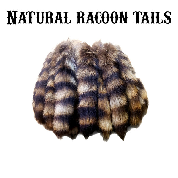 Racoon Tail - Natural Racoon tail – Rockin Chicano